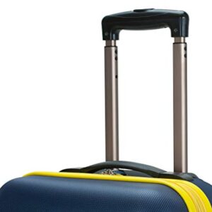 Rockland Melbourne Hardside Expandable Spinner Wheel Luggage, Navy, Carry-On 20-Inch