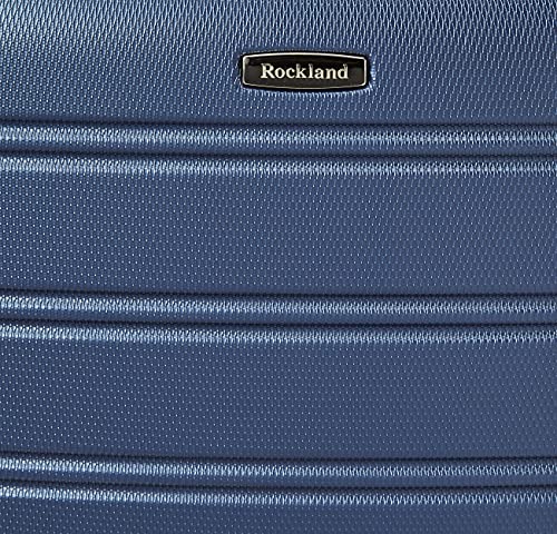 Rockland Melbourne Hardside Expandable Spinner Wheel Luggage, Navy, Carry-On 20-Inch