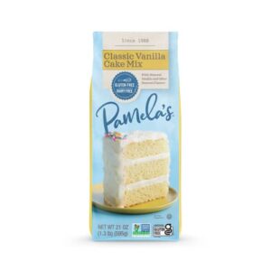 Pamela's Classic Vanilla Cake Mix Gluten Free (3x21 OZ) by Pamela's Products