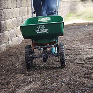 Scotts Turf Builder Mini Spreader & SummerGuard Lawn Food Bundle