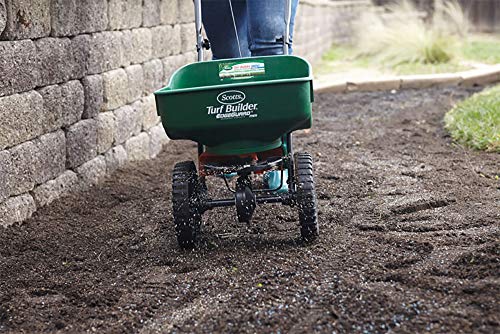 Scotts Turf Builder Mini Spreader & SummerGuard Lawn Food Bundle