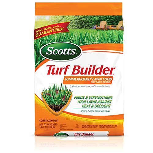 Scotts Turf Builder Mini Spreader & SummerGuard Lawn Food Bundle