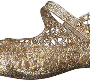 Mini Melissa Campana Zig Zag VI SP BB Mary Jane Shoe (Toddler), Mixed Golden Glitter, 8 M US Toddler