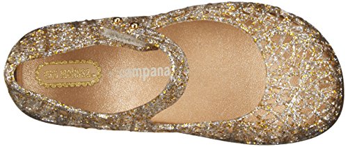 Mini Melissa Campana Zig Zag VI SP BB Mary Jane Shoe (Toddler), Mixed Golden Glitter, 8 M US Toddler