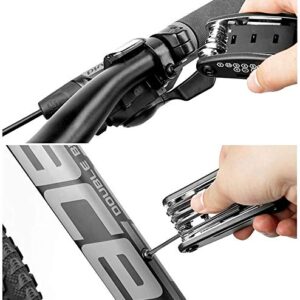 WOTOW Bike Repair Tool Kit, 16 in 1 Bicycle Multitool with Bike Tire Levers Hex Spoke Wrench, Multi Function Accessories Set for Road Mountain Bikes