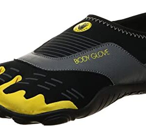 Body Glove mens 3t Cinch-m Water Shoe, Black/Yellow, 13 US