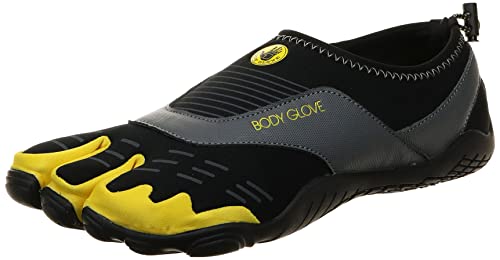 Body Glove mens 3t Cinch-m Water Shoe, Black/Yellow, 13 US