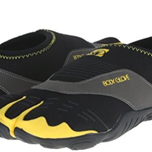 Body Glove mens 3t Cinch-m Water Shoe, Black/Yellow, 13 US