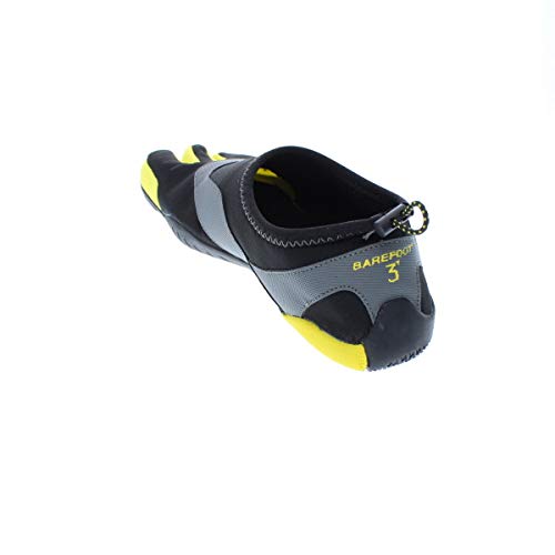 Body Glove mens 3t Cinch-m Water Shoe, Black/Yellow, 13 US