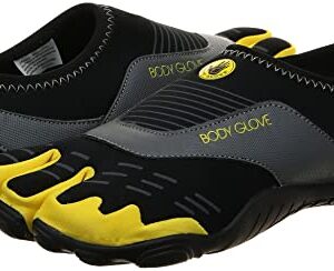 Body Glove mens 3t Cinch-m Water Shoe, Black/Yellow, 13 US