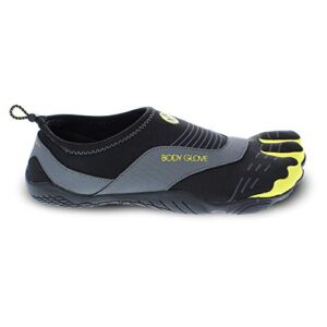 Body Glove mens 3t Cinch-m Water Shoe, Black/Yellow, 13 US