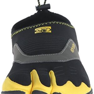 Body Glove mens 3t Cinch-m Water Shoe, Black/Yellow, 13 US