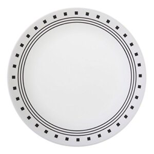 plate blk/wht 8.5"