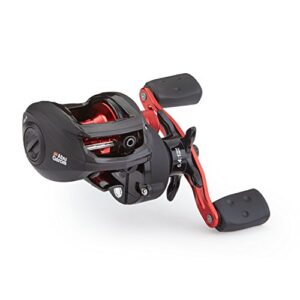 abu garcia bmax3-l black max low-profile baitcast fishing reel, left hand