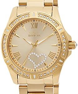 Invicta Women's 21384 Angel Analog Display Quartz Gold Watch