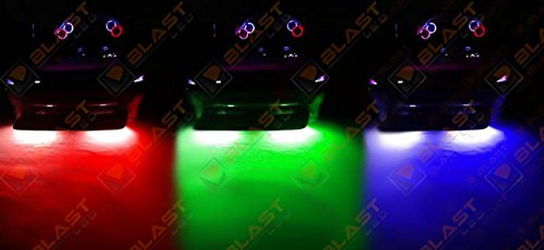 BLAST LED - NOX-SERIES-UM12 60W Multi-Color RGB LED Underwater Light Boat Marine transom Surface LED Light, Bluetooth Control