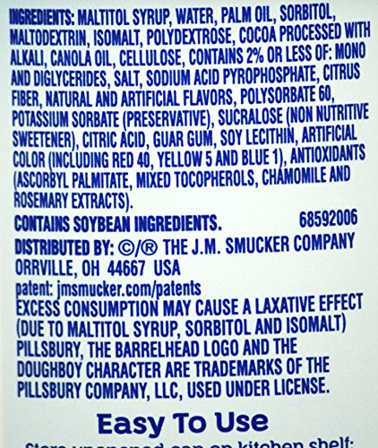 Pillsbury Moist Supreme Sugar Free Classic Yellow Premium Cake Mix, 16 Oz. And Pillsbury Creamy Supreme Sugar Free Frosting Chocolate Fudge, 15 Oz