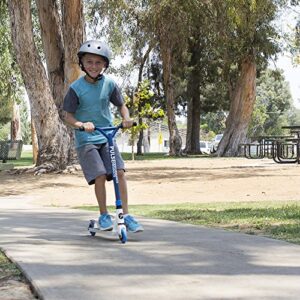 Pulse Performance Products KR2 Freestyle Scooter - Beginner Kick Pro Scooter for Kids - Blue