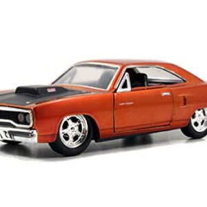 Fast & Furious 1:24 Dom's Plymouth Road Runner Die-cast Car, Toys for Kids and Adults(Copper)