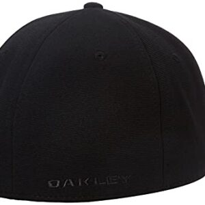 Oakley mens Tincan Cap Hat, Black/Carbon Fiber, Large-X-Large US