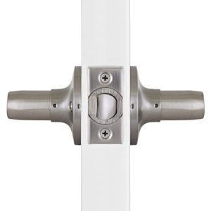 Design House 727941 Stratford 6-Way Universal Hall and Closet Door Lever, Satin Nickel, Passage/Hall & Closet, 3 Piece