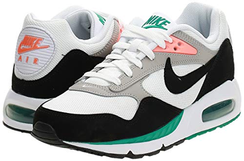 Nike Women's Air Max Correlate Sneaker, White/Black-new Green, 8