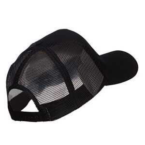 e4Hats.com US Army Veteran Military Patched Mesh Cap - Black OSFM