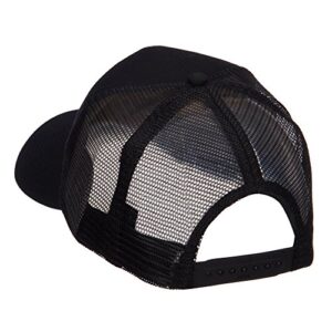 e4Hats.com US Army Veteran Military Patched Mesh Cap - Black OSFM