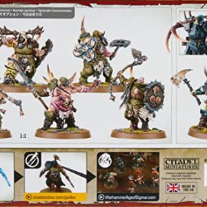 Games Workshop 99120201041 Nurgle Rotbringers Putrid Blightkings Tabletop and Miniature Gaming, Black