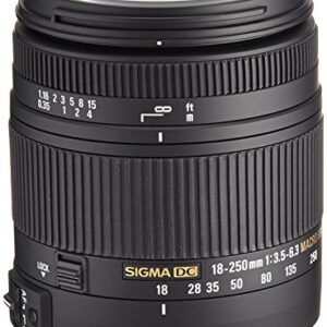 Sigma 18-250mm f3.5-6.3 DC Macro OS HSM for Canon (883101) (Renewed)