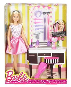 barbie doll with hair accessory