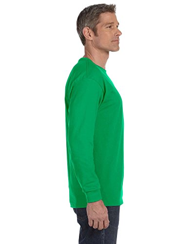 Gildan Mens 5.3 oz. Heavy Cotton Long-Sleeve T-Shirt G540 -IRISH GREEN XL