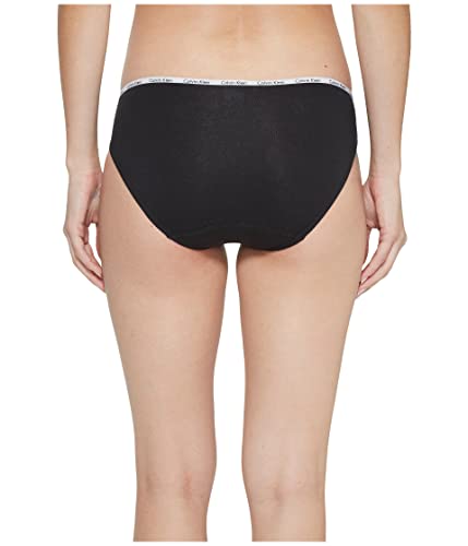 Calvin Klein Women's Cotton Stretch Logo Multipack Bikini Panty, Black/White/Genie/Tender/Coastal, X-Large