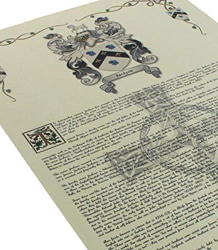 Boveda Coat of Arms, Family Crest and Name History - Celebration Scroll 11x17 Portrait - Spain Origin