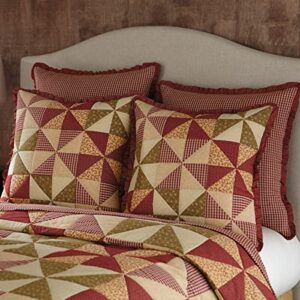 park designs mill village patchwork euro sham