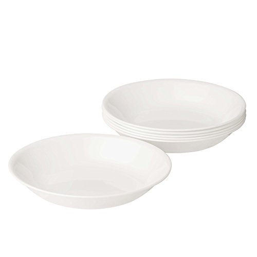 Corelle Winter Frost White 20oz Pasta Bowl, Pack of 6