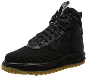 nike mens lunar force 1 duckboot black/black/metallic silver/an boot 10 men us