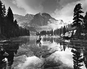 clearing storm, lake reflection (#1)