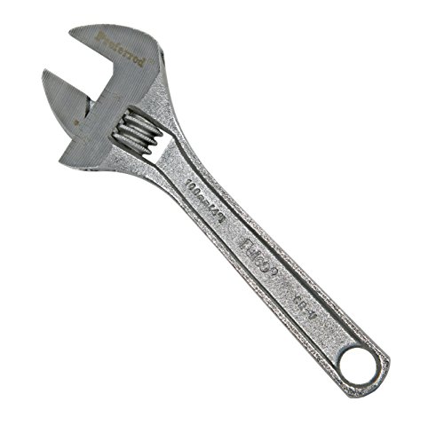 Proferred T05011 Standard Adjustable Wrench, Chrome Finish, 4"