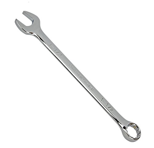 Proferred T46027 Combination Wrench, Chrome Finish, 1 1/2"