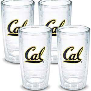 Tervis Made in USA Double Walled University of California UC Berkeley Golden Bears Insulated Tumbler Cup Keeps Drinks Cold & Hot, 16oz Mug, Emblem