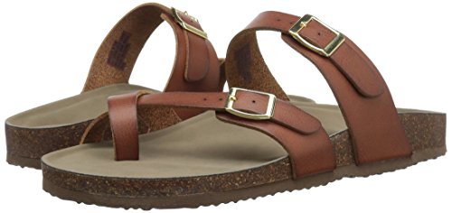 Madden Girl Women's Bryceee Toe Ring Sandal, Cognac Paris, 7