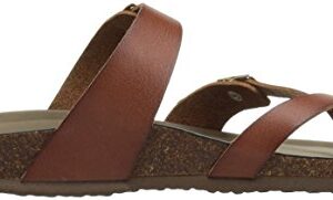 Madden Girl Women's Bryceee Toe Ring Sandal, Cognac Paris, 7