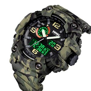 Gosasa Men's Watches Multi Function Military S-Shock Sports Watch LED Digital Waterproof Alarm Watches