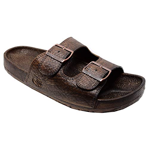 Pali Hawaii Buckle Brown Jandal Sandals 11