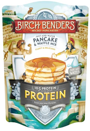 Birch Benders Pancake and Waffle Mix with Whey, Protein, 16 Oz