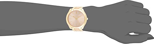 Michael Kors Women's Slim Runway Gold-Tone Watch MK3493