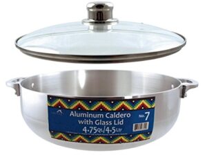 euro-ware #7 stock pot, 4.75 quart, silver