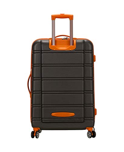 Rockland Melbourne Hardside Expandable Spinner Wheel Luggage, Charcoal, 3-Piece Set (20/24/28)