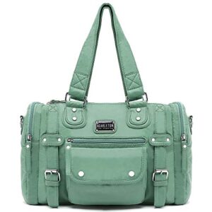 scarleton handbags for women, purses for women, women purses and handbags, womens purse w/multiple pockets, h148553, green